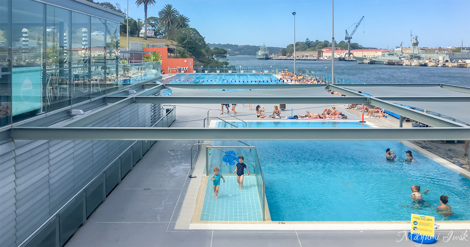 シドニー湾に浮かぶ見晴らしのいいプール「ABC Pool（Andrew Boy Charlton POOL）」