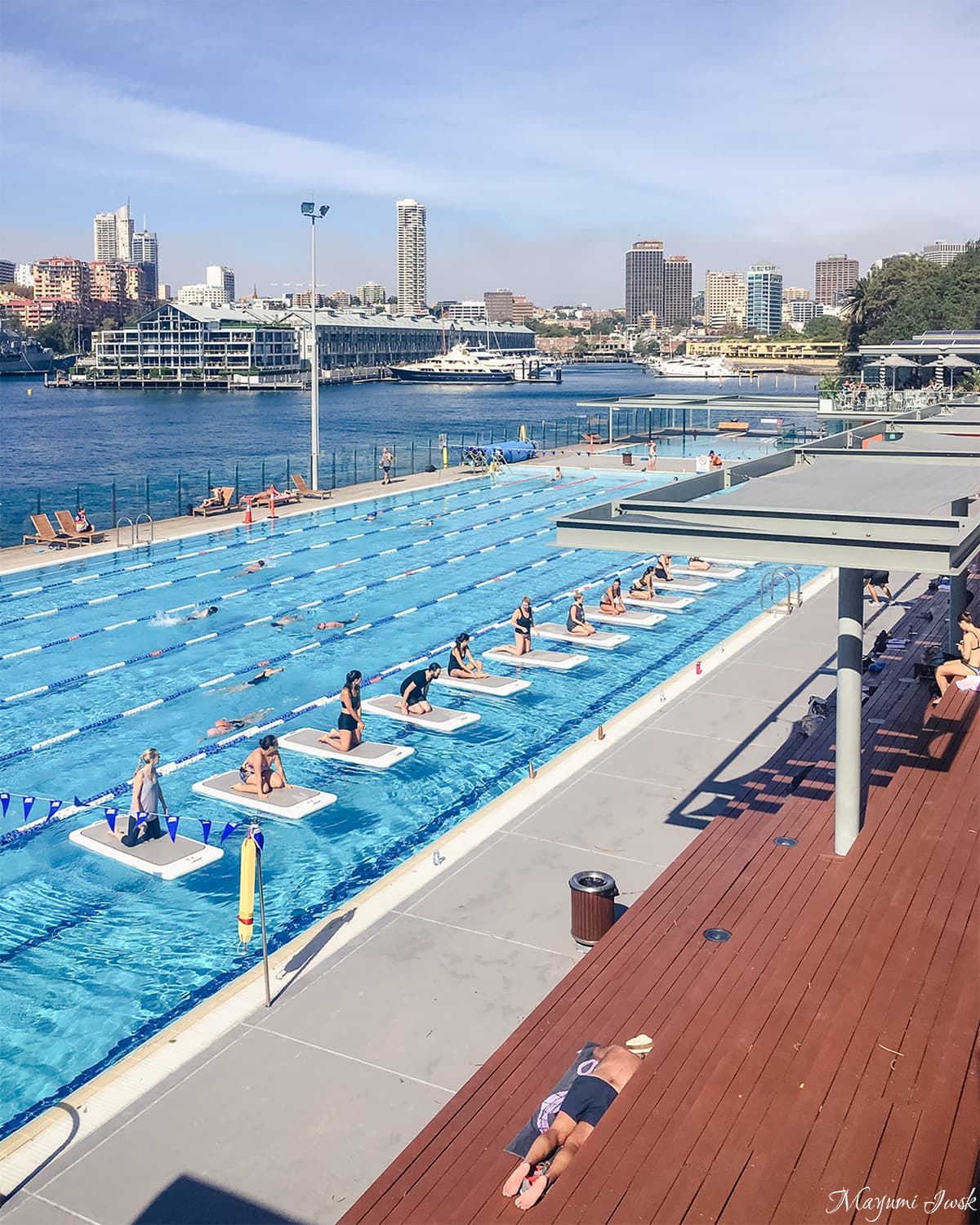 シドニー湾に浮かぶ見晴らしのいいプール「ABC Pool（Andrew Boy Charlton POOL）」